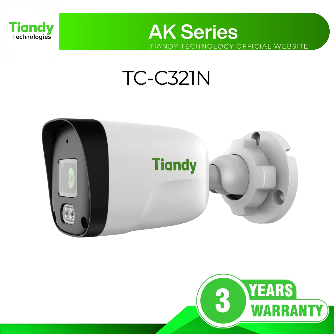 Tiandy TC-C321N AC: Advanced 2MP IR Bullet Camera - Tiandy Technology