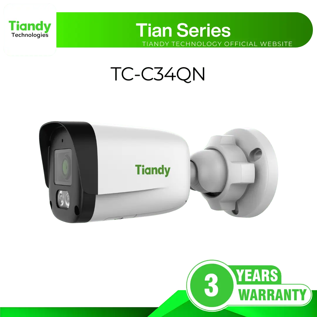Tiandy TC-C34QN TN: Advanced 4MP IR Bullet Camera - Tiandy Technology