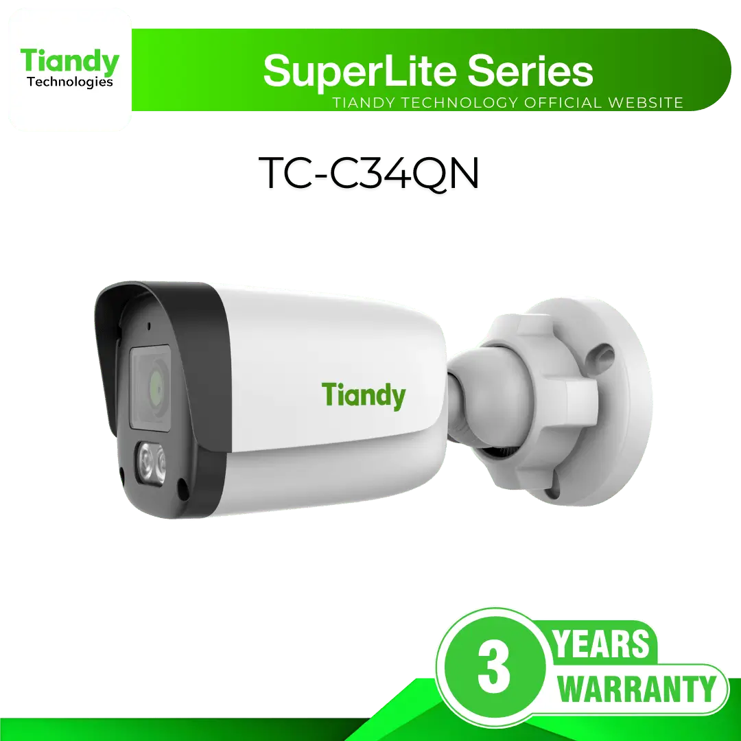 Tiandy TC-C34QN SC: Advanced 4MP Full-Color IR Bullet Camera - Tiandy ...