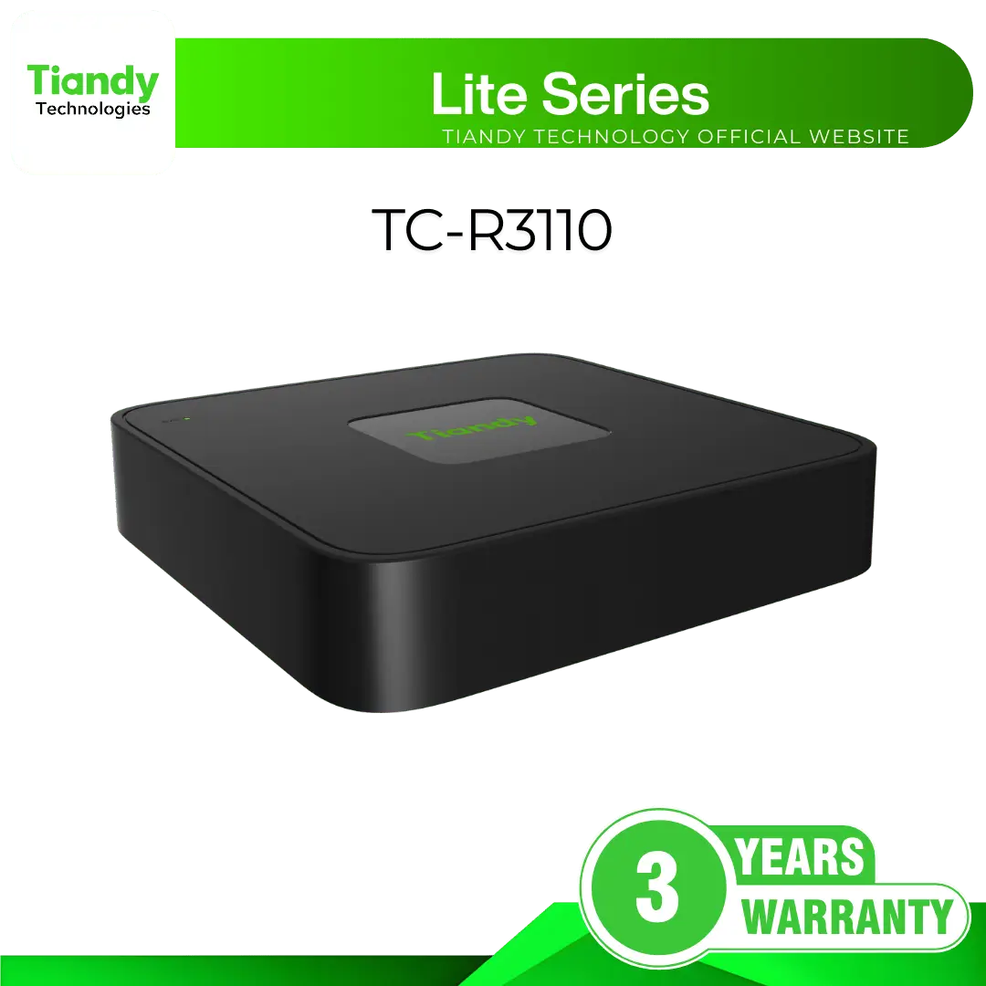 Tiandy TC-R3110 LB: Advanced 10-Channel 4K NVR - Tiandy Technology