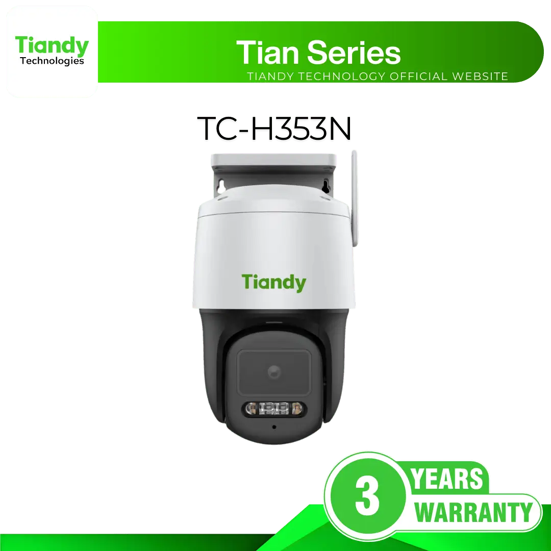 Tiandy TC-H353N TC: 5MP ColorMaker WiFi PT Camera - Tiandy Technology